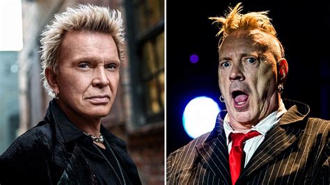 Billy Idol Comments On John Lydons Stinging Sex Pistols Criticisms