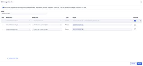 Manage Integration Flow Steps Anapedia