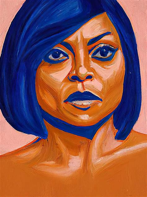 Taraji P Henson Digital Art By Mauricio Sobalvarro Fine Art America