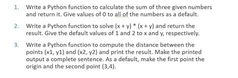 Solved Write A Python Function To Calculate The Sum Of Chegg
