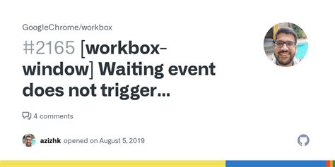 [workbox window] waiting event does not trigger sometimes · issue