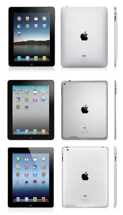 The Apple Ipad Evolution Ipad 3 Vs Ipad 2 Vs Ipad Phonearena