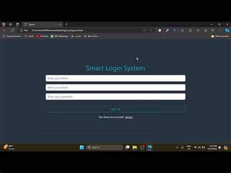 Smart Login System A New Javascript Project Yasmine Waheed Posted On The Topic Linkedin