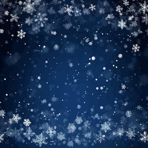 Premium Vector Snowflake Border