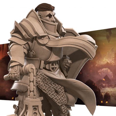 3d Printable Hero Crusader By Bite The Bullet