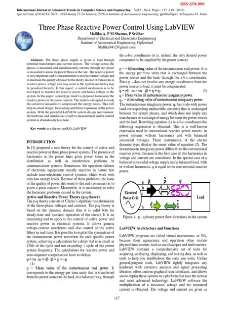 pdf three phase reactive power control using labview dokumen tips