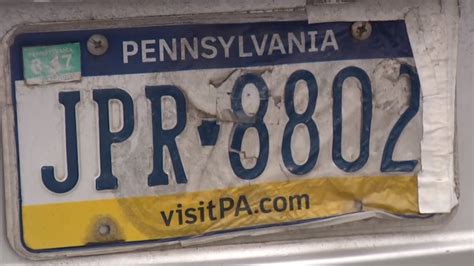 How To Replace Your Peeling Pennsylvania License Plate