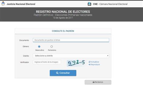 Dónde Voto Consultá El Padrón Electoral 2017 Trentinafm