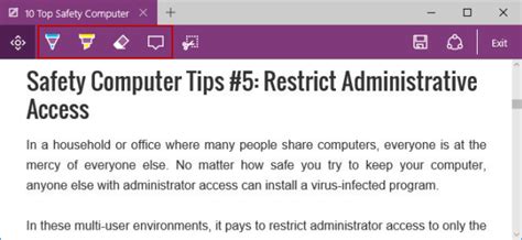 Take Note In Microsoft Edge On Windows 10