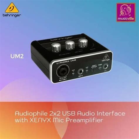 Rectangular Behringer Audio Interface Color Black At Rs 8327 In