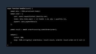 Jason Butz Building Testable Serverless Applications With The Hexagonal Architecture And
