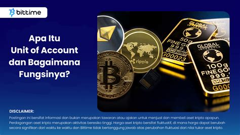 What Is A Unit Of Account And How Does It Function Bittime