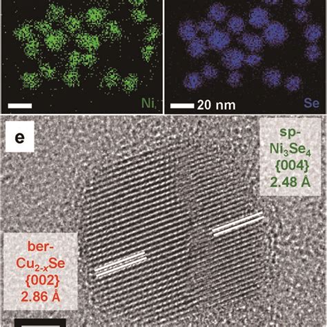 Ad Stem Eds Elemental Mapping For Each Element And E Hrtem Image Download Scientific