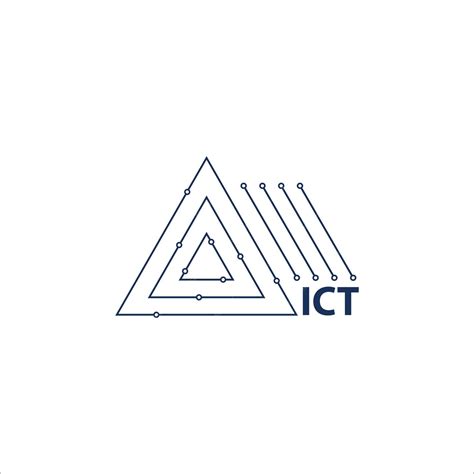 Premium Vector Ict Logo Design Vector Templet