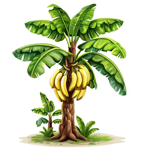 Gambar Pohon Pisang Tropis Png Vektor Psd Dan Clipart Dengan