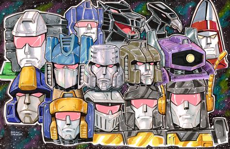 Transformers Cartoon Characters Decepticons