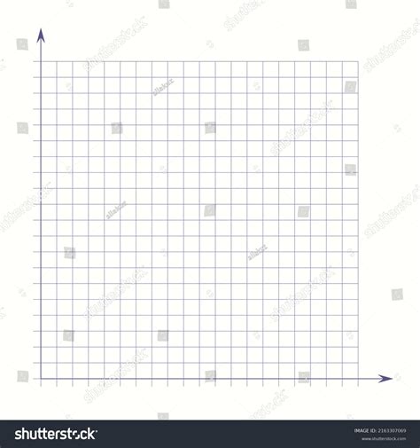Grid Paper Mathematical Graph Cartesian Coordinate Stock Vector Royalty Free 2163307069