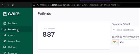 When We Jump To Patients Tab Its Being Navigated With The Default