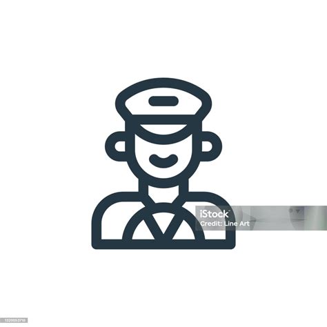 대중 교통 개념에서 드라이버 아이콘 벡터 드라이버 편집 가능한 스트로크의 얇은 선 그림입니다 웹 및 모바일 앱 로고 인쇄 미디어에 사용할 드라이버 선형 기호 개인 운전사에