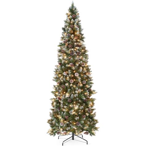 Buy Best Choice Products 6ft Pre Lit Pencil Christmas Tree Partially
