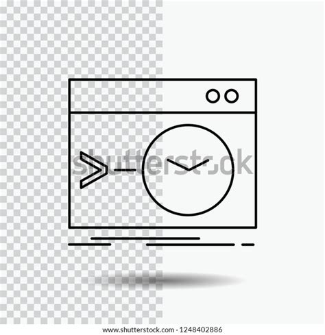 Admin Command Root Software Terminal Line Stock Vector Royalty Free