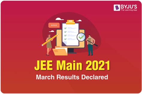 JEE Main March Results Declared Download Link