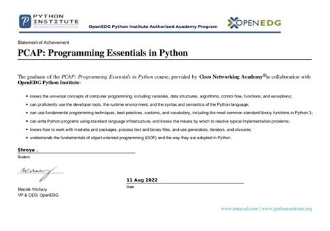 Shreya On Linkedin Programming Python Cisco