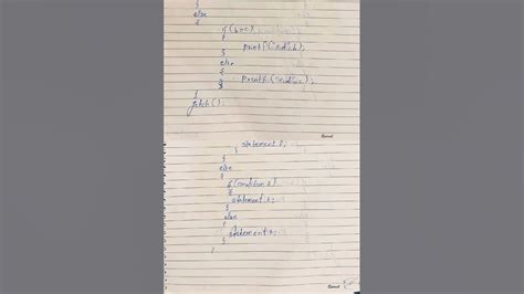 Nested If In C Language C Language Clanguage Viralvideo Nestedifinclanguage