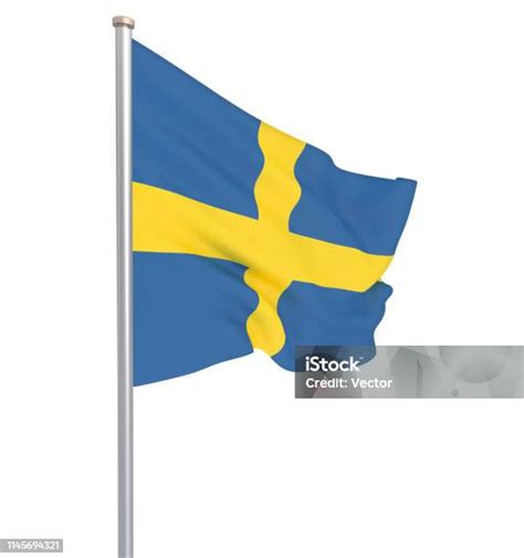 스웨덴 국기 바람에 불어 배경 텍스처입니다 3d 렌더링 웨이브 0명에 대한 스톡 사진 및 기타 이미지 0명 3차원 형태 국가 관광명소 Istock