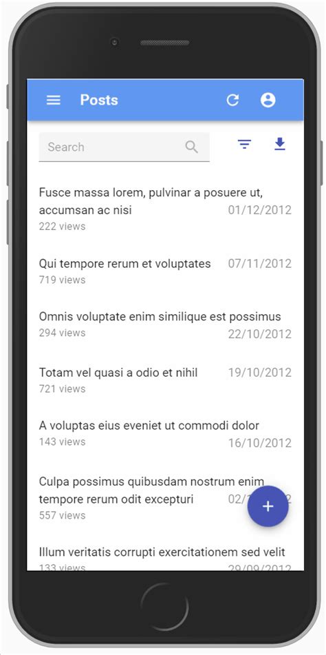 React Admin The List Page
