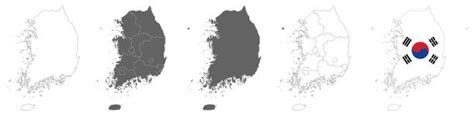 South Korea Outline Illustrations Royalty Free Vector Graphics And Clip