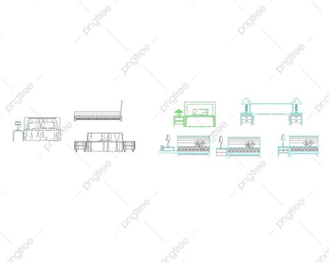 침대 입면도 템플릿 Psd 다운로드 디자인 자료 다운로드
