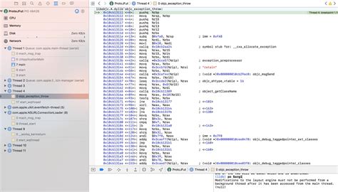 ios objc exception throw can t get any clue after added all