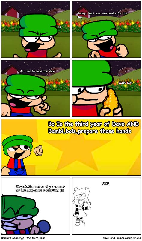 Bambis Challenge The Third Year Comic Studio