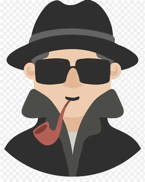 黑衣的私家侦探png图片素材下载 图片编号yrjoggoy 免抠素材网