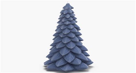 Green Christmas Tree Shaped Candles 3d Model 89 Unknown Max Obj