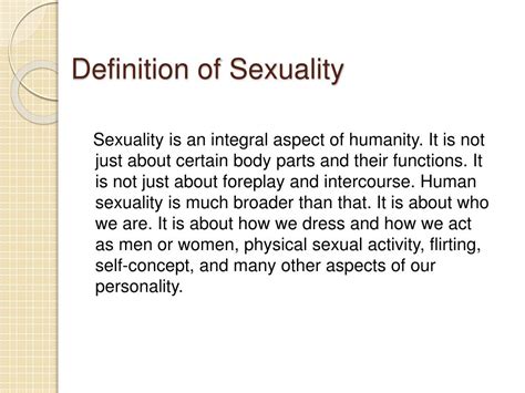 Ppt Human Sexuality Powerpoint Presentation Free Download Id1389737