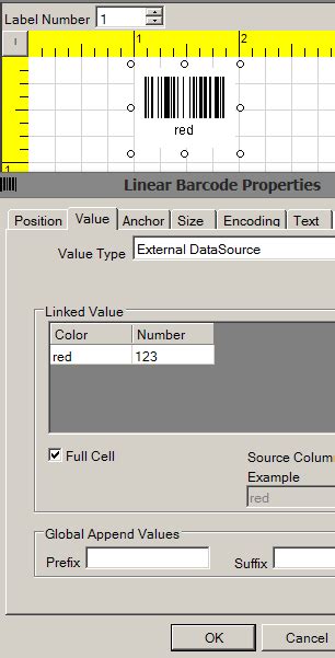How To Concatenate Barcode Label Software External Data Fields