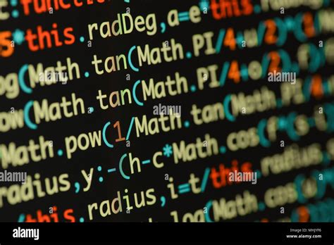 Real Java Script Code Developing Screen Programing Workflow Abstract