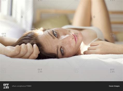 Woman Lying On Back