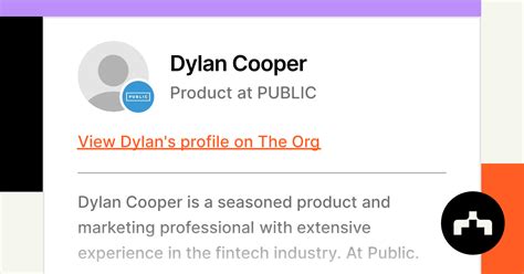 Dylan Cooper Product At Public The Org