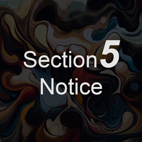 The Section Notice Rights And Obligations