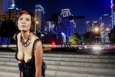 Wallpaper Night Asian Cleavage Photographer Boobs Glamour Big Sexy Image Milf