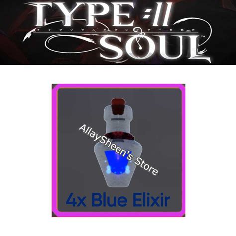 5x Blue Elixir Blue Pill Type Soul