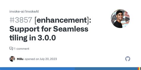 Enhancement Support For Seamless Tiling In 300 · Issue 3857 · Invoke Aiinvokeai · Github