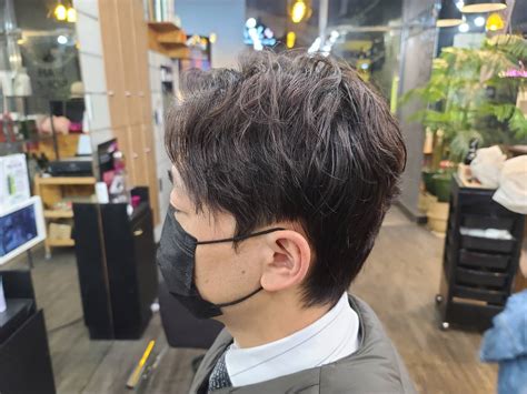 자연스러운 가르마펌 뿌리볼륨 은 덤으로~ 역시 아이롱펌 어썸헤어 Awesomehair