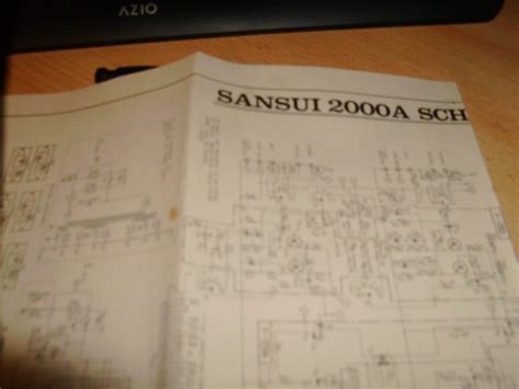 Sansui Schematic Diagram For 2000a Stereo Receiver 4679742319