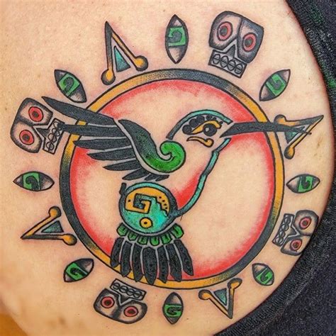 Huitzilopochtli Tattoo Aztec Tattoo Warrior Tattoo Aztec Tattoo Designs
