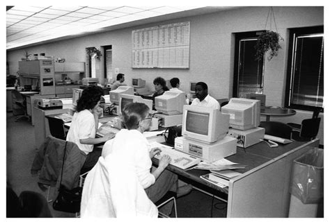Computer Lab In 1980 Newsroom Dallas Morning News Normal Heart