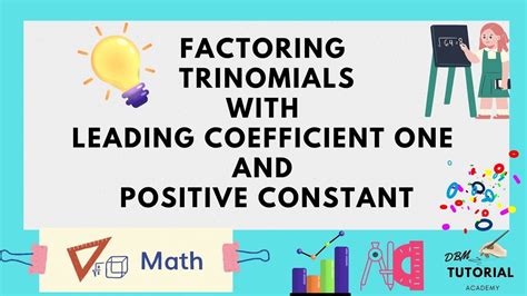 Factoring Trinomials With Leading Coefficient 1 And Positive Constant Tagalog Youtube